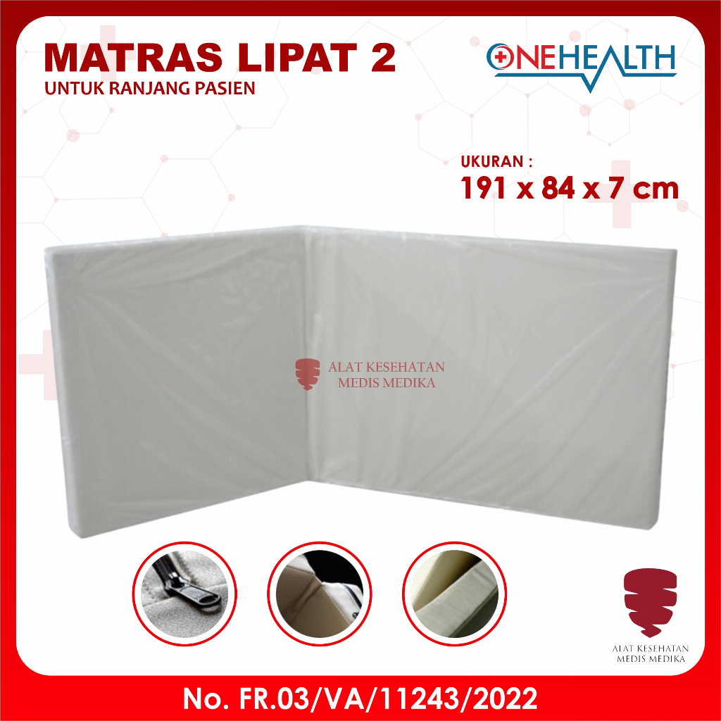 Jual Matrass Lipat 2 OneHealth Matras Bed Crank Kasur Tempat Tidur ...