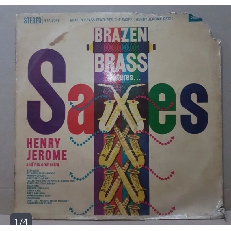 Jual Vinyl Piringan Hitam 12 inch Henry Jerome-Brazen Brass Features ...