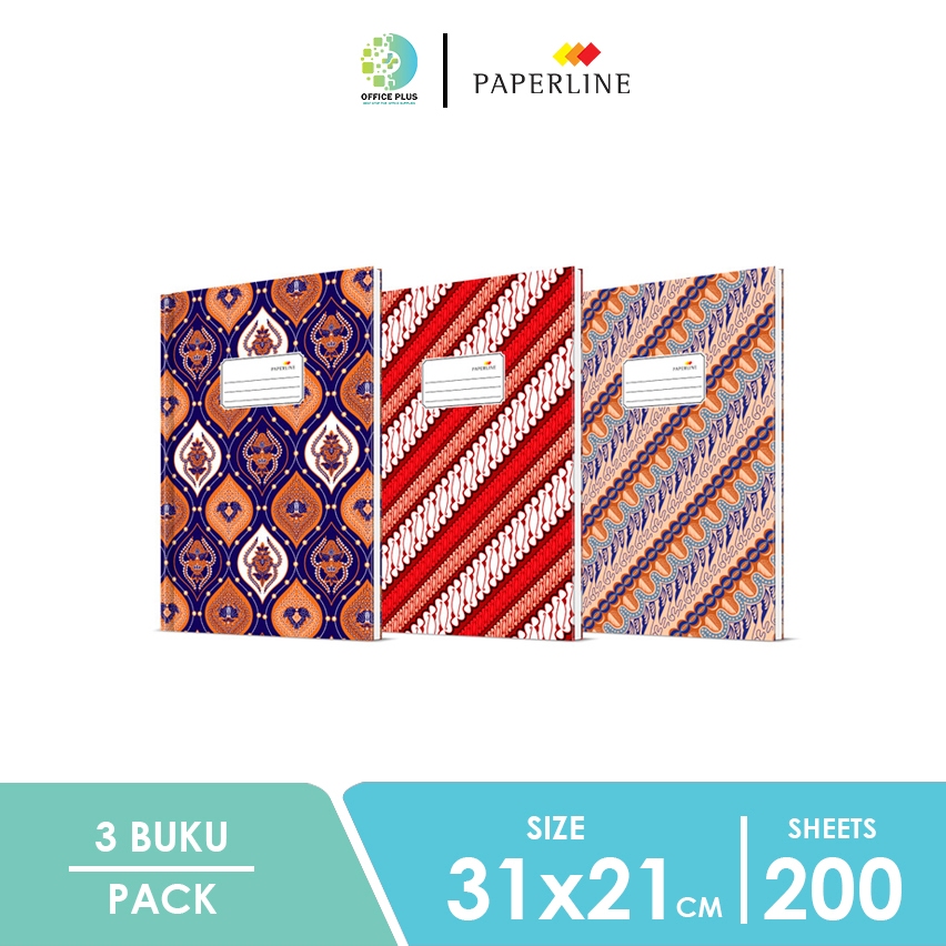 Jual Paperline Buku Folio Hard Cover Isi 200 Lembar | Shopee Indonesia