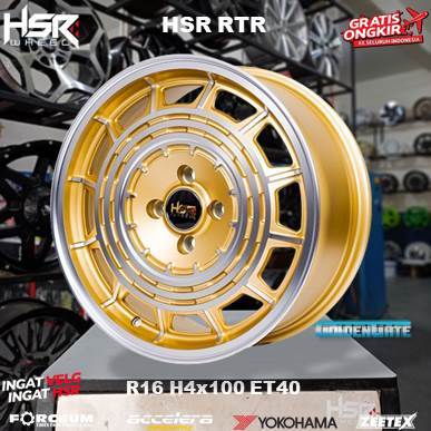 Jual Velg mobil racing r16 pcd 4x100 hsr rtr lebar 7 rata terbaru cocok ...
