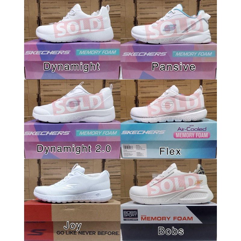 Jual Sepatu Skechers Wanita White Original PT MAP Resmi (3) | Shopee ...