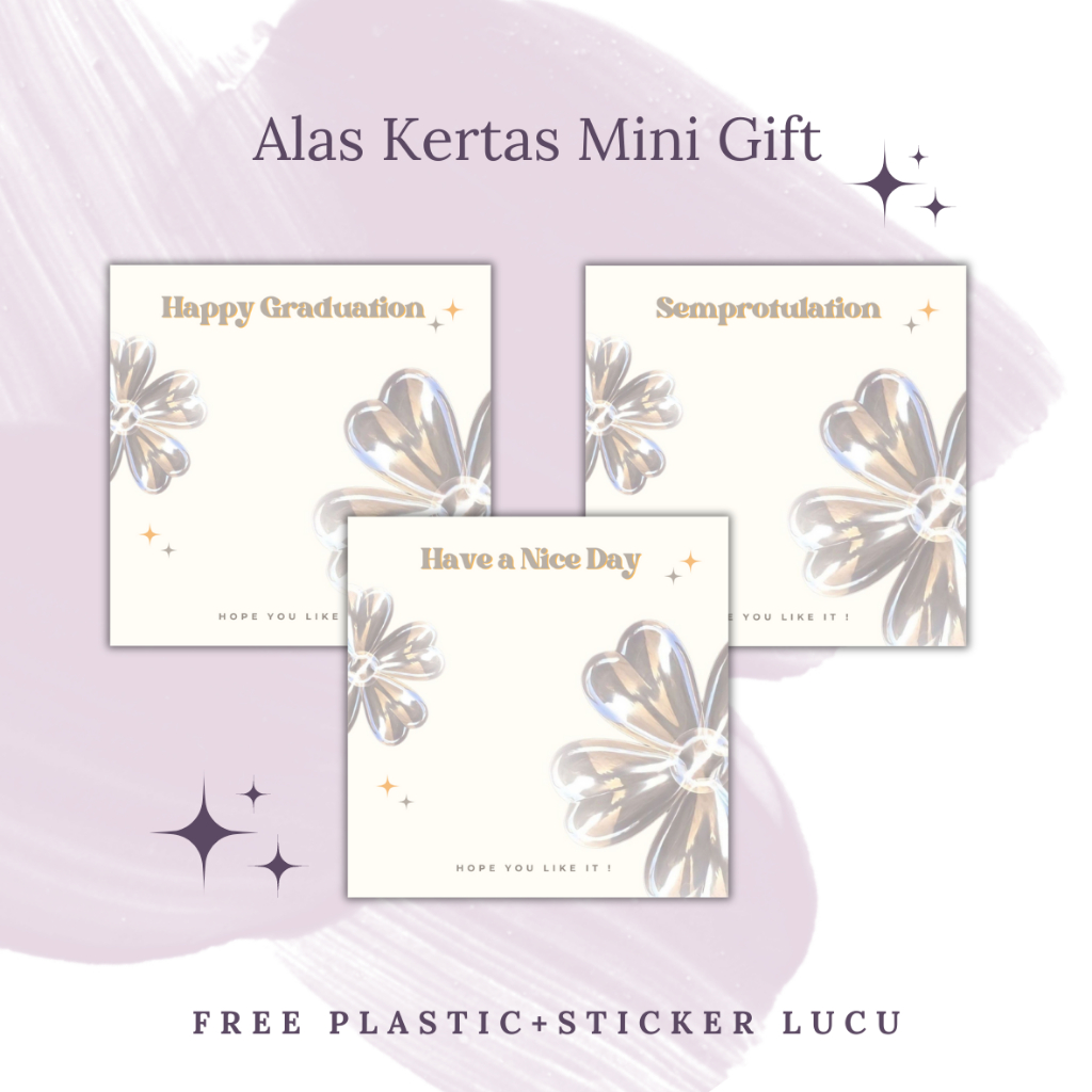 Jual SERI F | Alas Kertas Mini Gift - Alas kertas - Alas mini gift ...