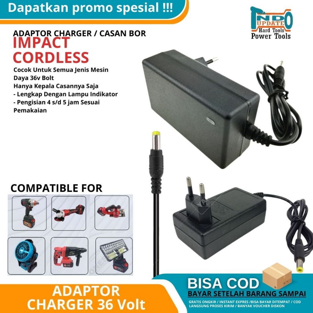 Jual Charger Bor Cordless Cas 12V-88V Batere Wrench 48V Batrai Gerinda ...
