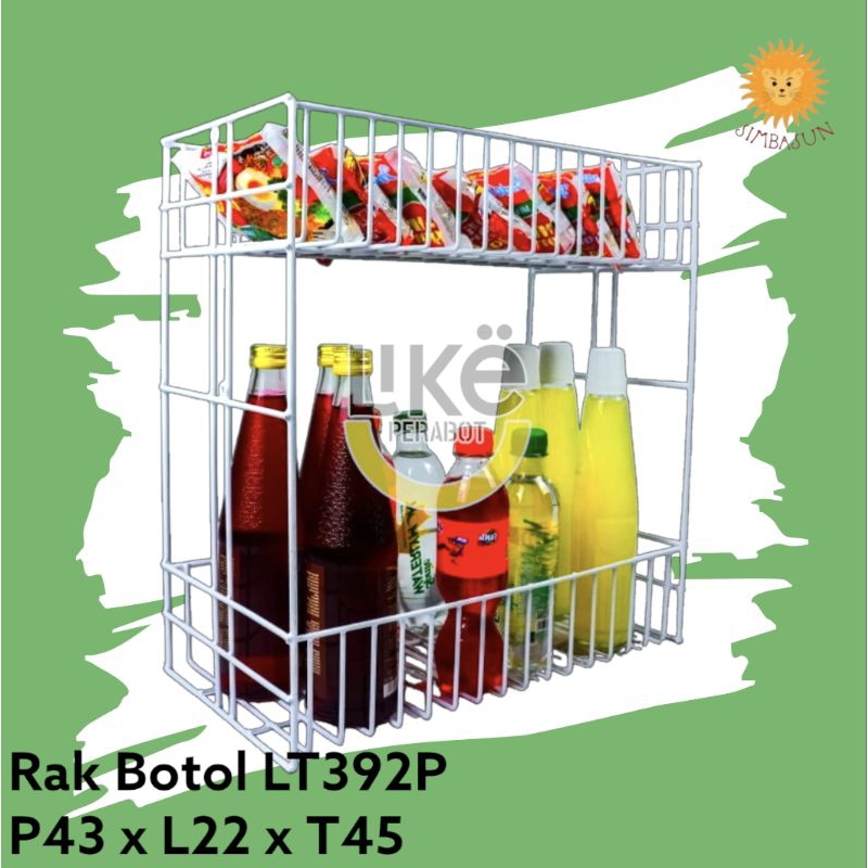 Jual SSUN-LT392 Rak Botol Kitchen Set Susun 2 SIMBASUN | Shopee Indonesia