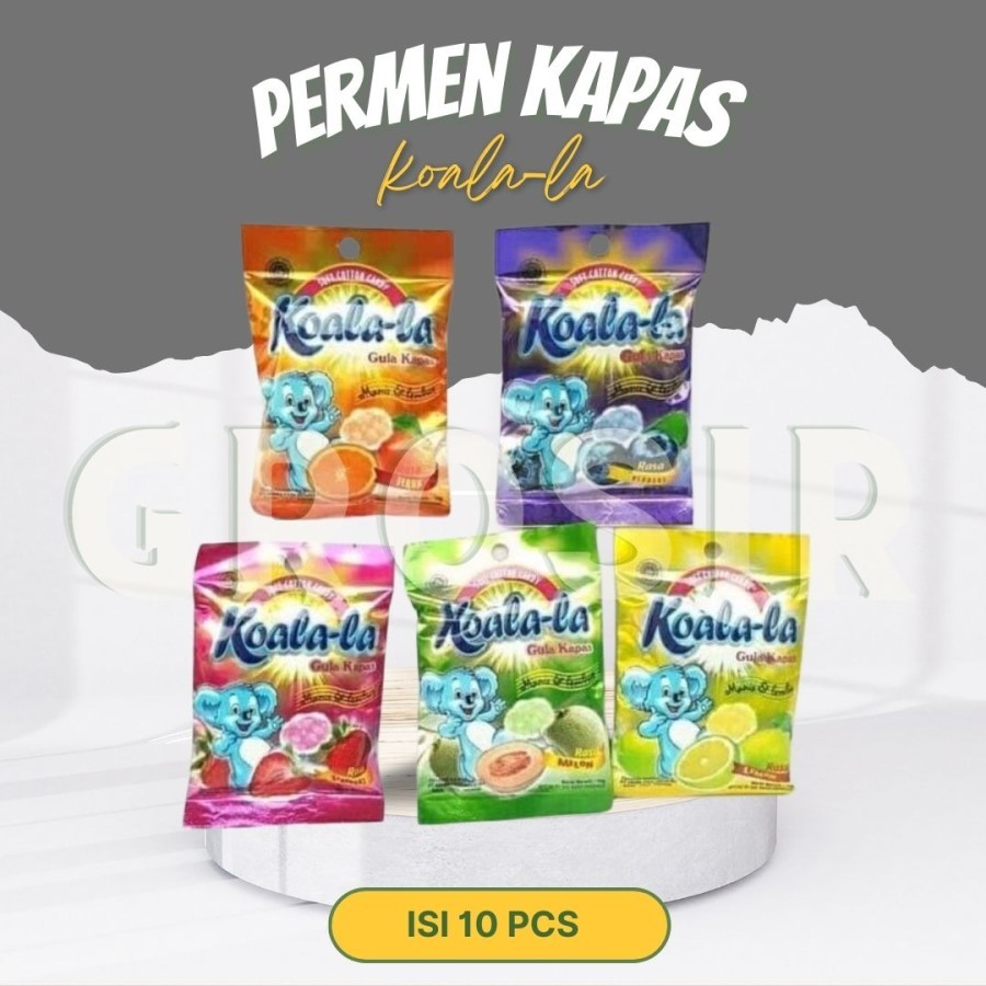 Jual PERMEN GULA KAPAS LA LA KOALA-LA / ISI 10 SASHET / HALAL / RANDOM ...