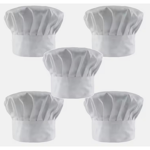 Jual Topi Koki Model Jamur Masterchef Topi Masak Bahan American Drill ...
