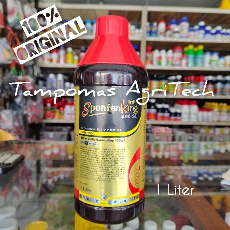 Jual Insektisida Spontanking Spontan King 400 SL 1 Liter bahan aktif monosultap | Shopee Indonesia
