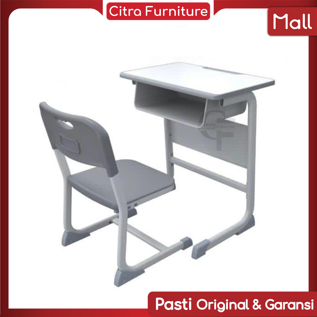 Jual Meja Belajar Sekolah Siswa Besi |Meja Tulis Besi | Shopee Indonesia