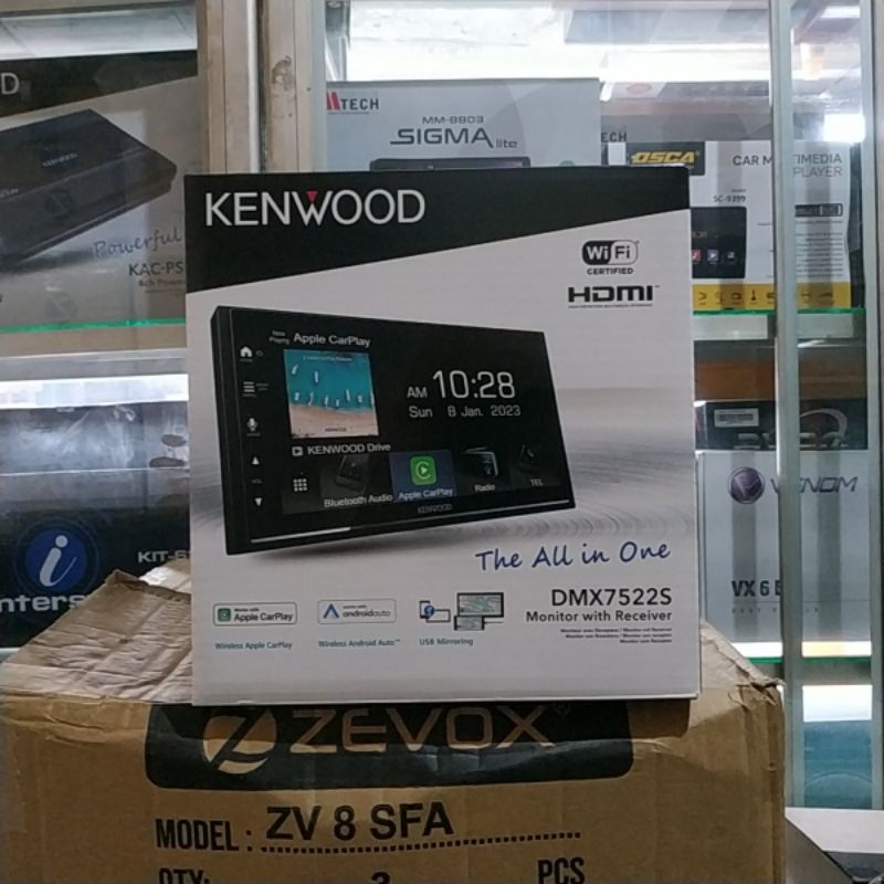 Jual KENWOOD DMX 7522S - Headunit Double Din Tape Audio DMX 7522S - HU KENWOOD DMX 7522S ...