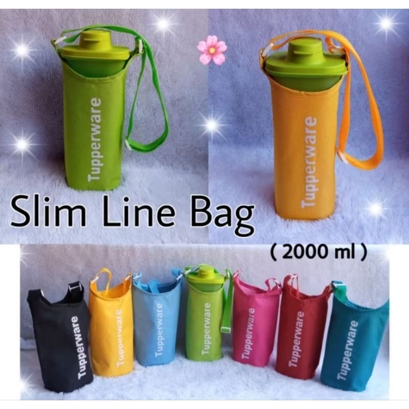 Jual sarung botol slim line 2 liter Tupperware | Tas botol 2 liter ...