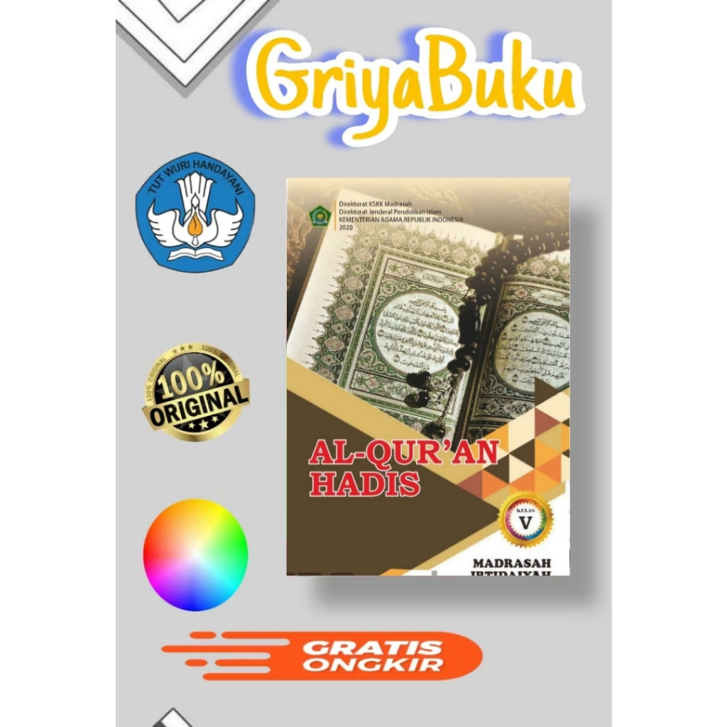Jual BUKU PAKET SISWA AL QUR'AN HADIS KELAS 5 MI KEMENTRIAN AGAMA (KEMENAG) | Shopee Indonesia