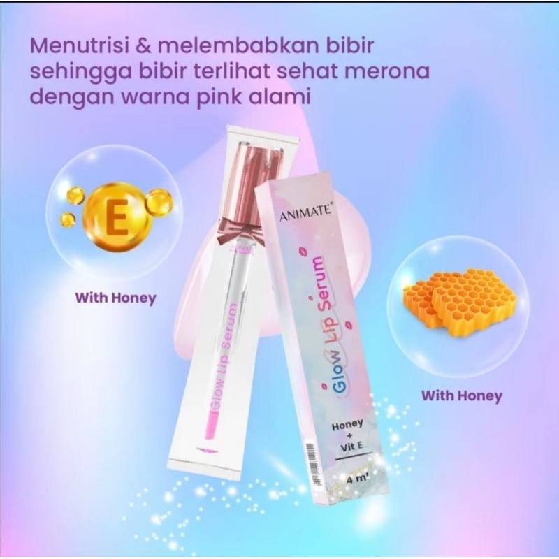 Jual Animate Glow Lip Serum 4ml | Shopee Indonesia