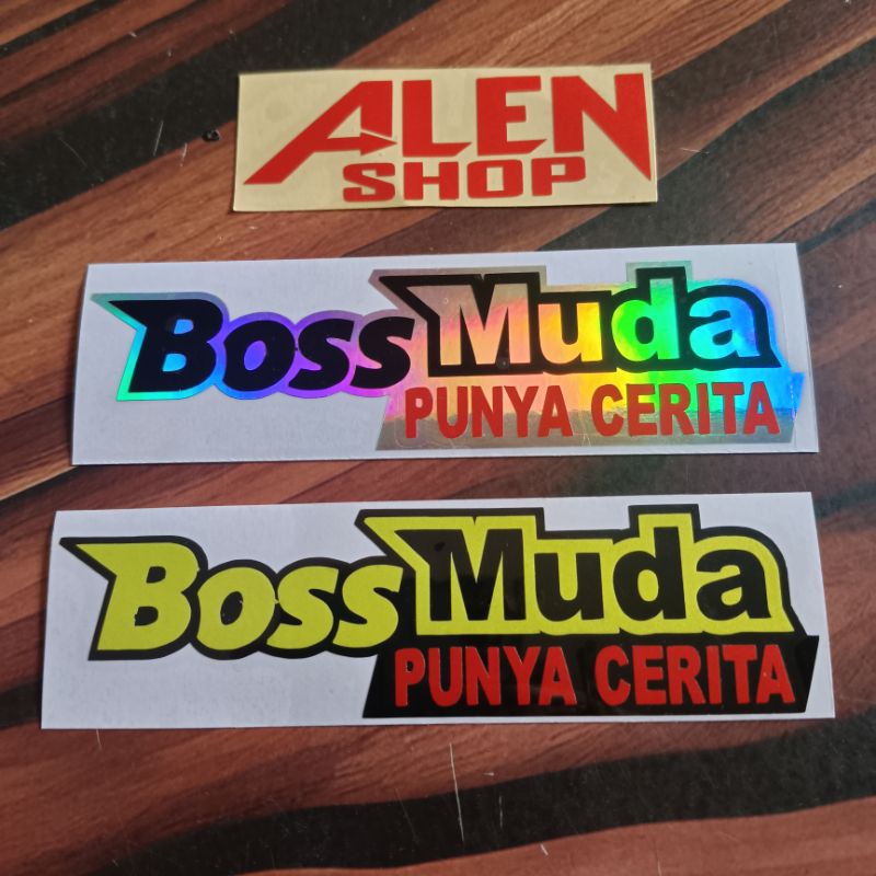 Jual STIKER CUTTING BOS MUDA PUNYA CERITA | Shopee Indonesia
