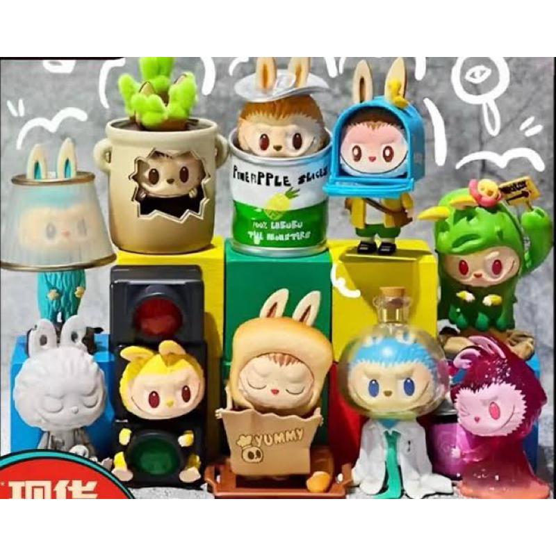 Jual Popmart LABUBU Almost Hidden Figurines Unsealed Box | Shopee Indonesia