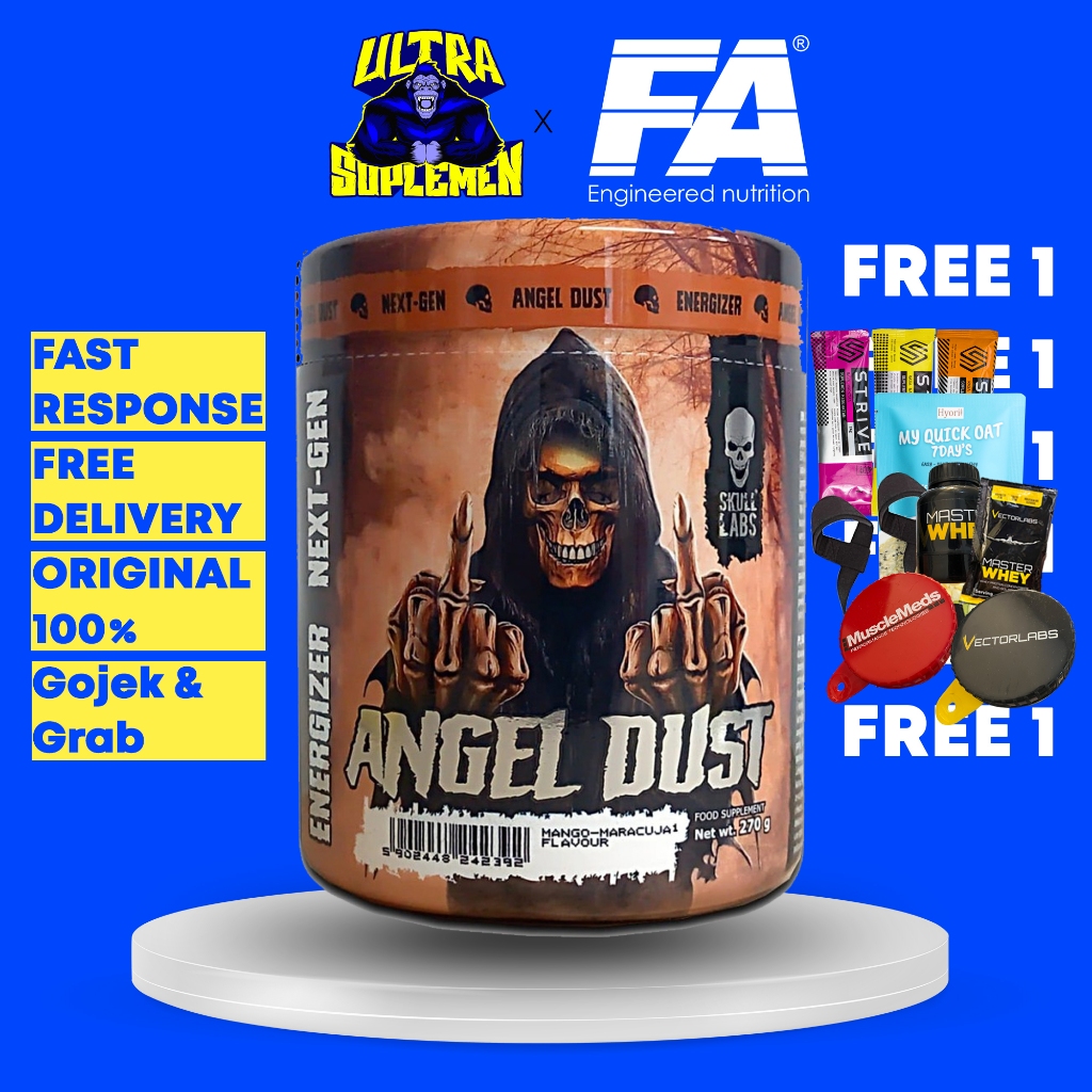Jual SKULL LABS ANGEL DUST 60SERV PRE WORKOUT | Shopee Indonesia