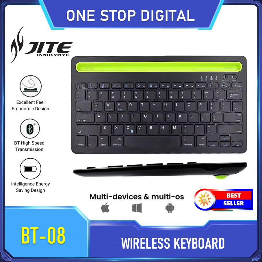 Jual JITE BT-08 Keyboard Bluetooth Wireless Multi-Device With Phone ...