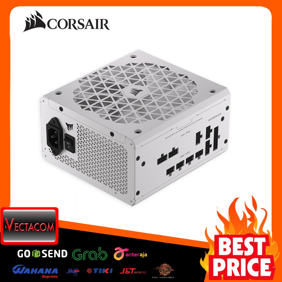 Jual Power Supply Corsair RM750x SHIFT WHITE - 750W 80+ Gold Fully ...