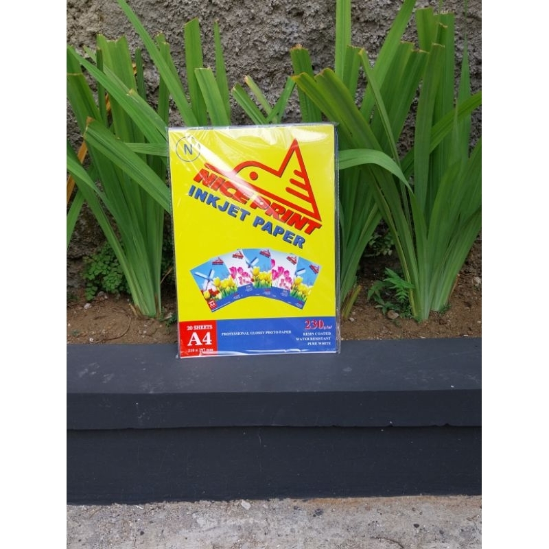 Jual Kertas Foto / Paper Foto Nice Print Inkjet Paper Glossy 230 Gram ...