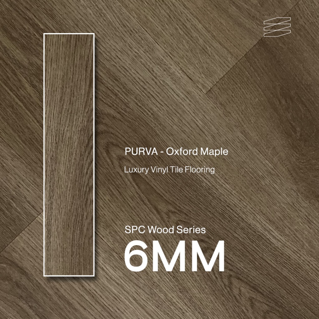 Jual Purva SPC 6 MM Arkwood Series - Oxford Maple (Luxury SPC Flooring ...