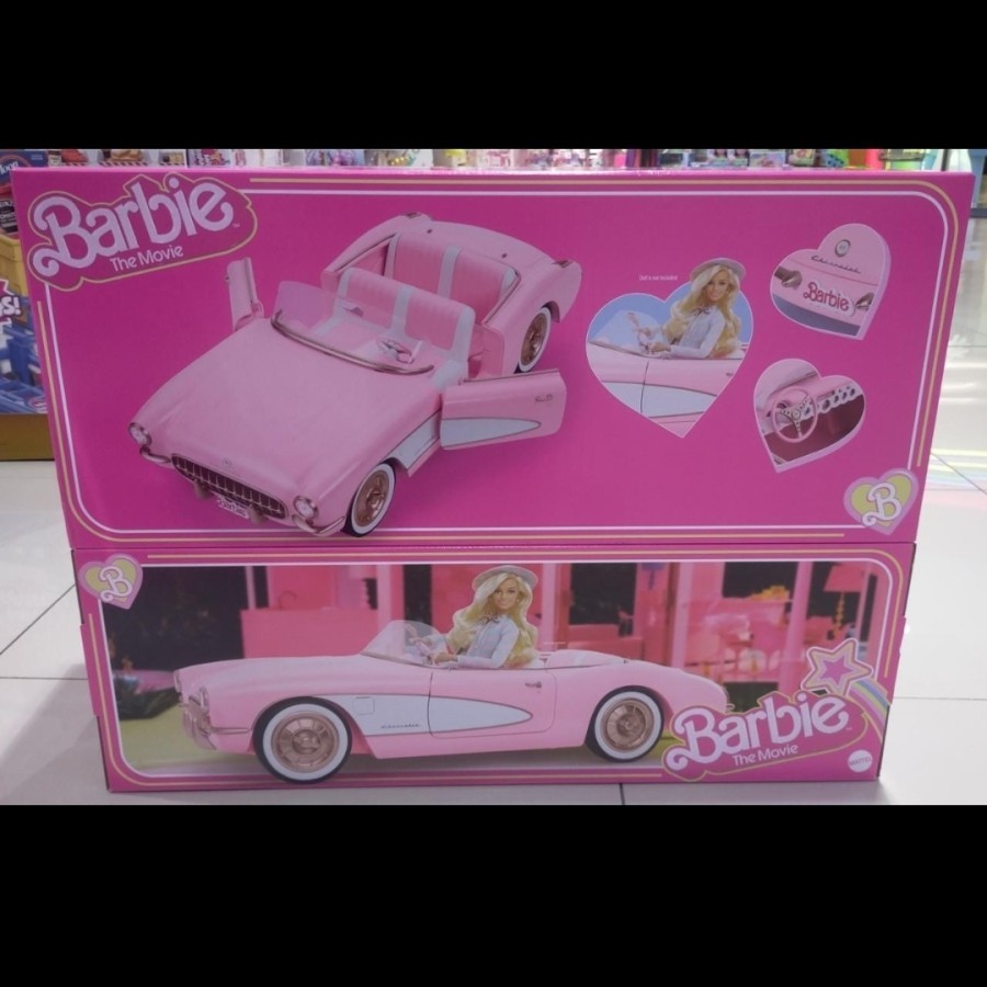 Jual BARBIE the Movie Collectible Car Pink Corvette ORIGINAL Mobil ...