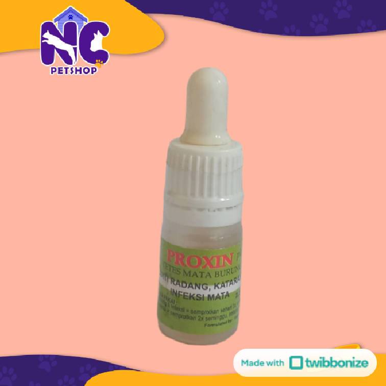 Jual PROXIN PLUS DROP 10ML - Obat Tetes mata burung anti radang ...
