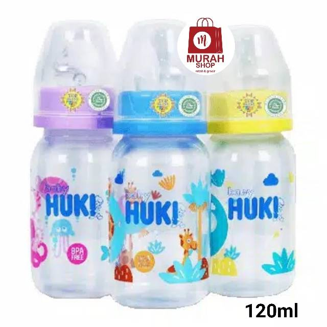 Jual Huki Botol Susu PP Round 120 ml C10328 | Shopee Indonesia