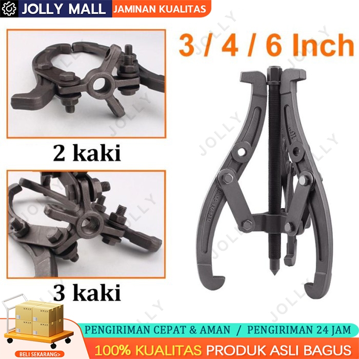 Jual 3 "4" 6" inci Penarik Tiga Rahang Tugas Berat Kaki Alat Pelepas ...