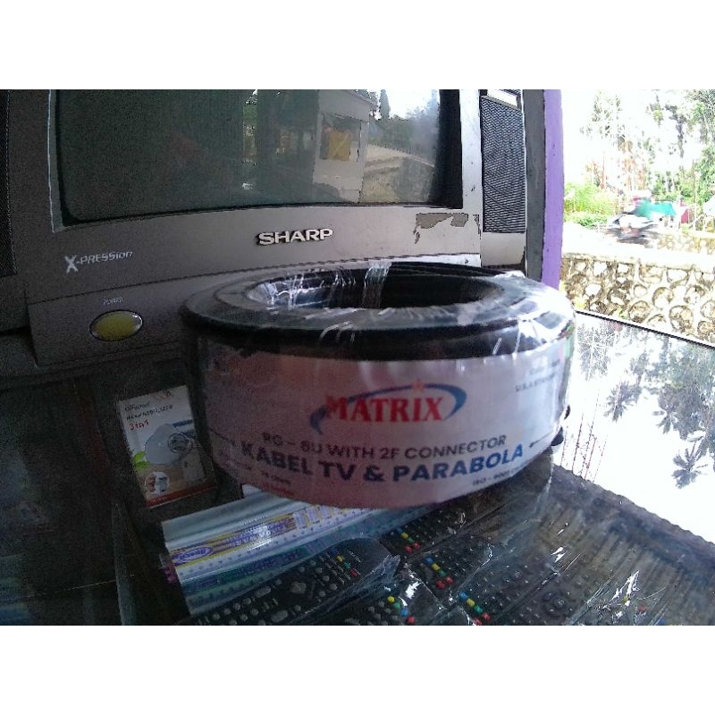 Jual Kabel Xocial Parabola Matrix RG-6 Original [ 15 Meter ] | Shopee Indonesia