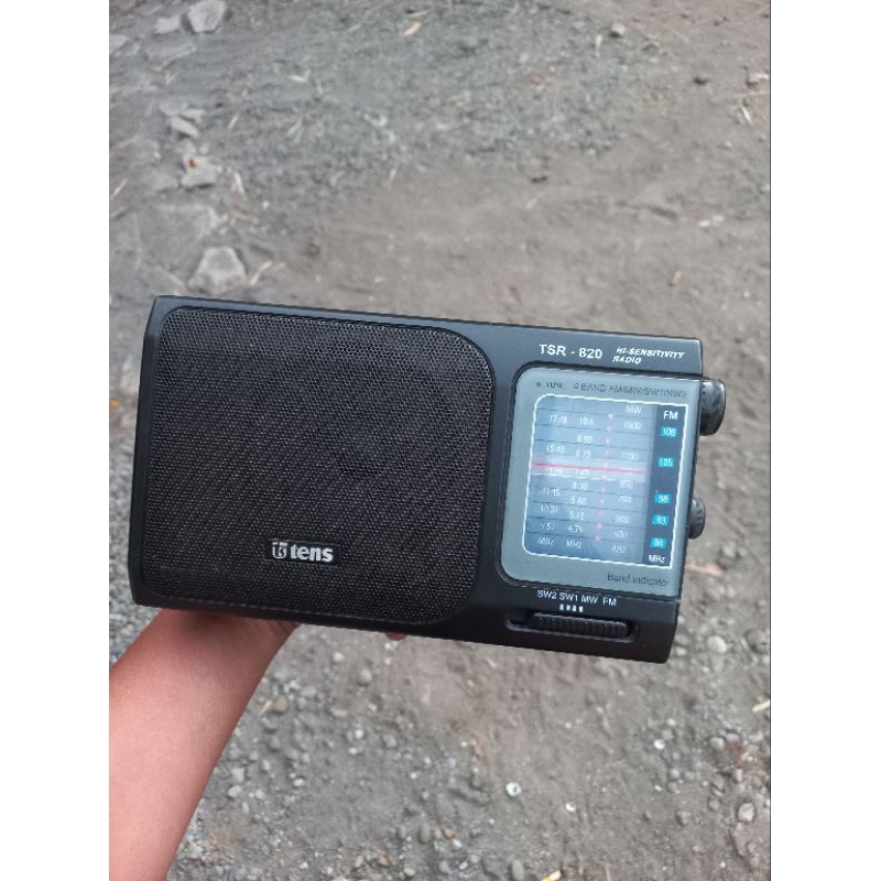 Jual Radio Tens TSR 820 FM AM jadul nyala listrik | Shopee Indonesia