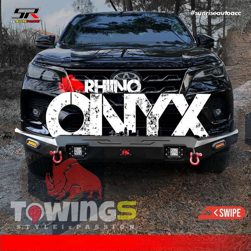 Jual Towing Hitch Bull Bar Bumper Fortuner - Pelindung Bemper kijang ...