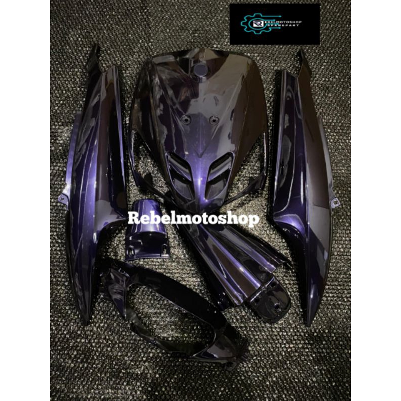 Jual cover full halus yamaha mio sporty warna moonlight purple | Shopee ...