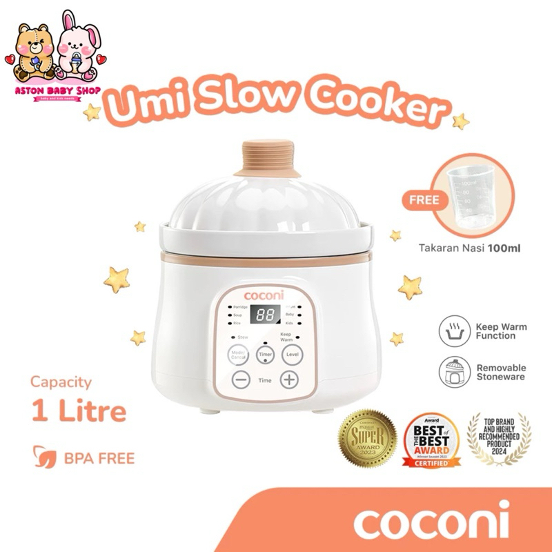Jual Coconi Umi Slow Cooker 1 Liter / Electric Cooker / Alat Masak ...