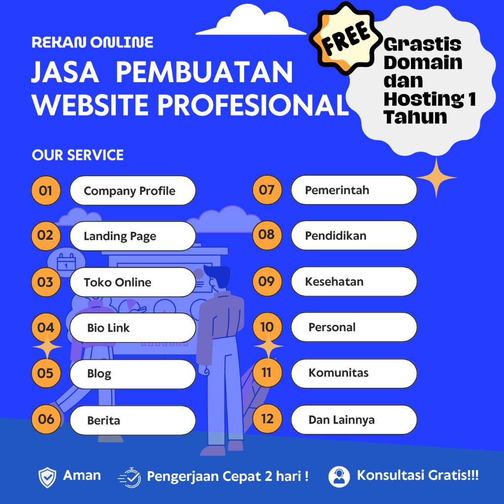 Jual WEBSITE LANDING PAGE BIO LINK COMPANY PROFILE TOKO ONLINE ...