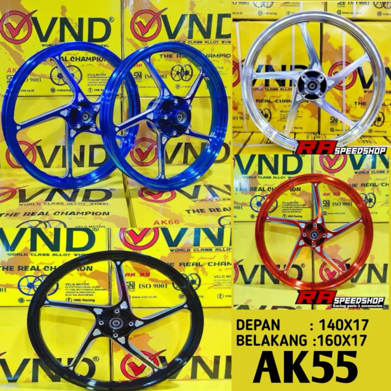 Jual Velg VND AK55 Ring 17. Jupiter Z / F1zr/Jupiter MX old | Shopee Indonesia