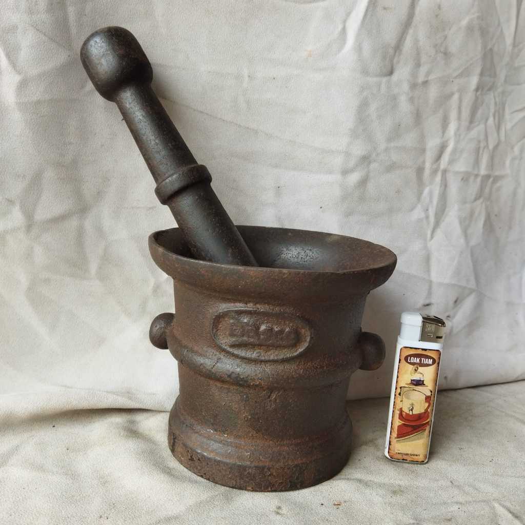 Jual Pajangan Vintage Lumpang Dasco Besi Tebal | Shopee Indonesia