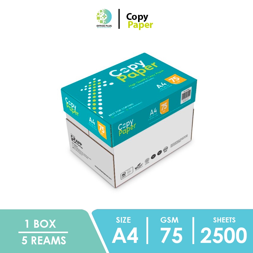 Jual Copy Paper Kertas HVS A4 75 gsm 1 BOX 1 DUS Instant/Sameday ...