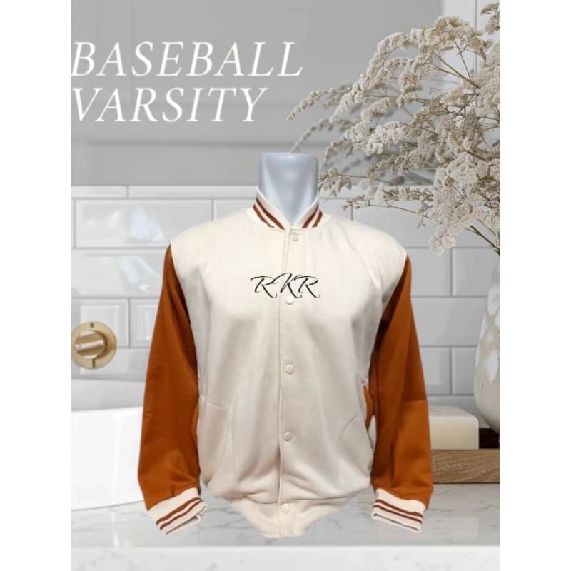 Jual COD JAKET BASEBALL VARSITY KANCING CATTON FLECE|JAKET BASEBALL ...