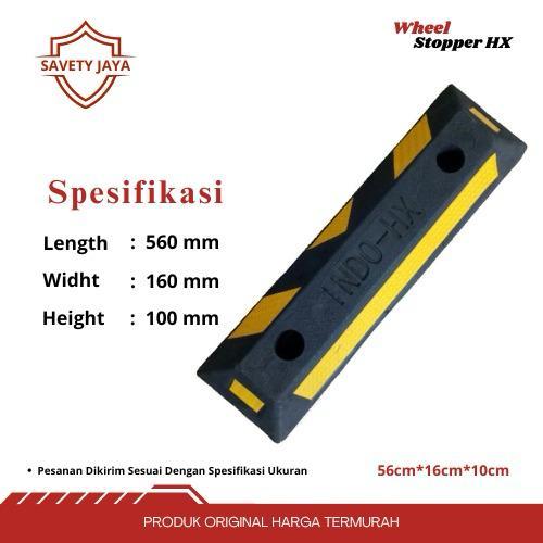 Jual HX Whell Car Stopper Kuning Hitam Penahan - Ganjal Ban Stopper ...