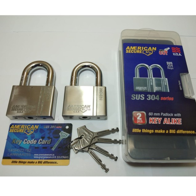 Jual GEMBOK ANTI CUT MALING KIMIA SET ISI 3PCS GEMBOK 70mm/GEMBOK ...