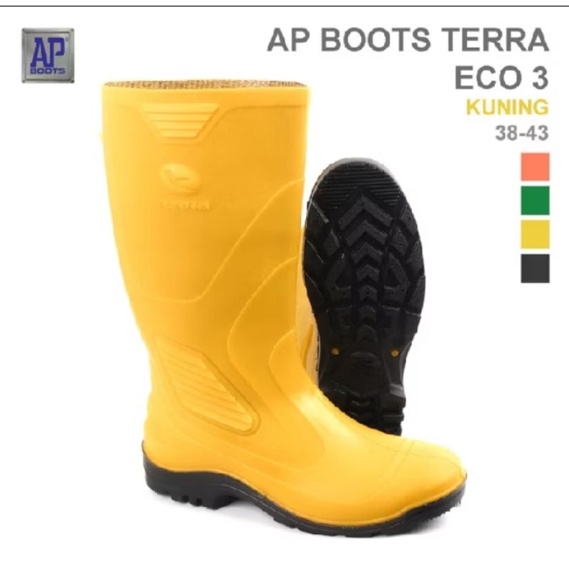 Jual AP BOOTS TERRA ECO 3 - SEPATU BOOT PVC | Shopee Indonesia