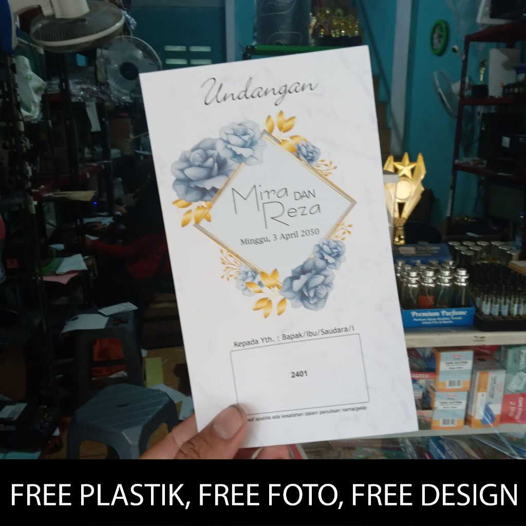 Jual print UNDANGAN NIKAH ERBA 2401 PERNIKAHAN SUNAT SUNATAN KHITAN ...