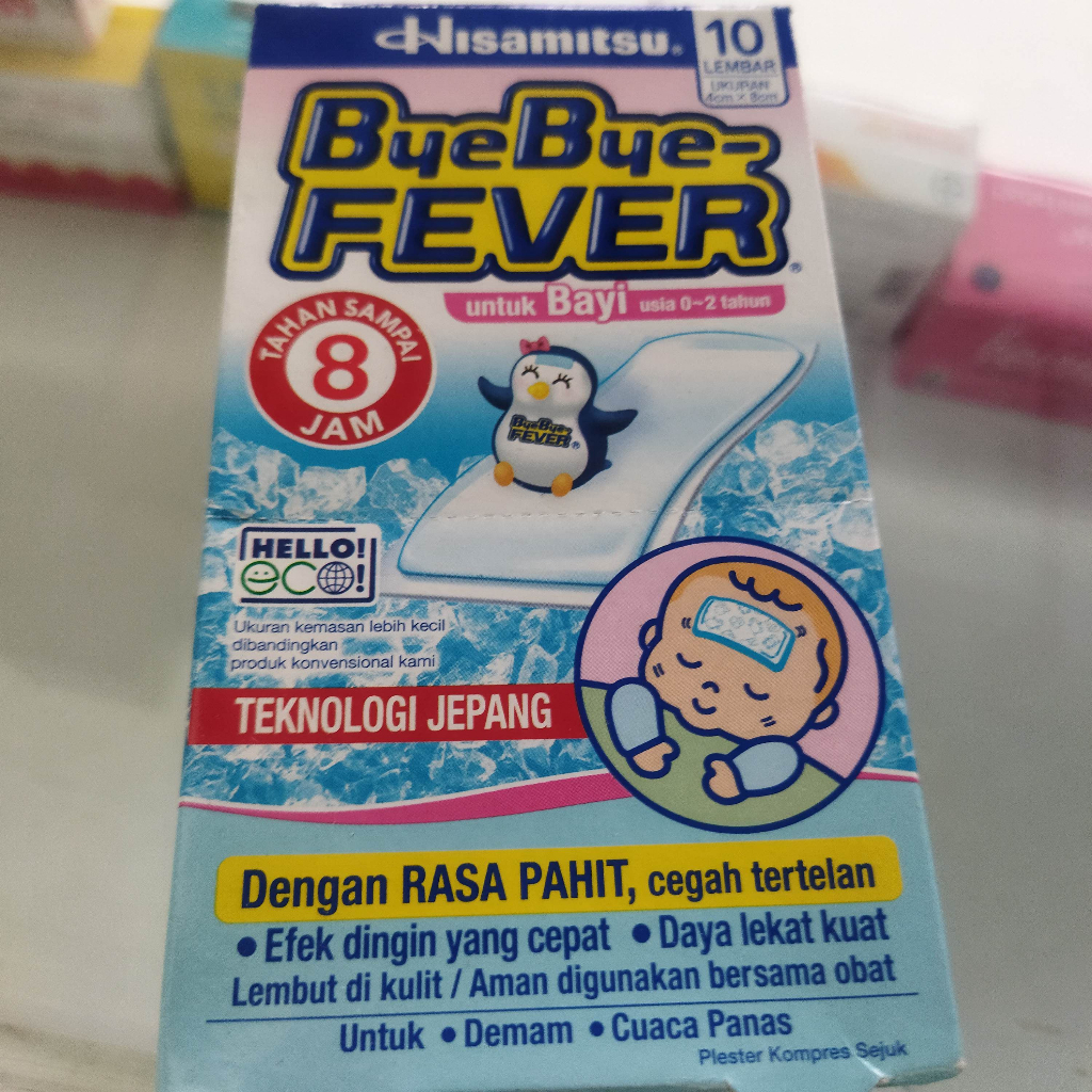 Jual BYE-BYE FEVER BAYI ( PER LEMBAR ) | Shopee Indonesia
