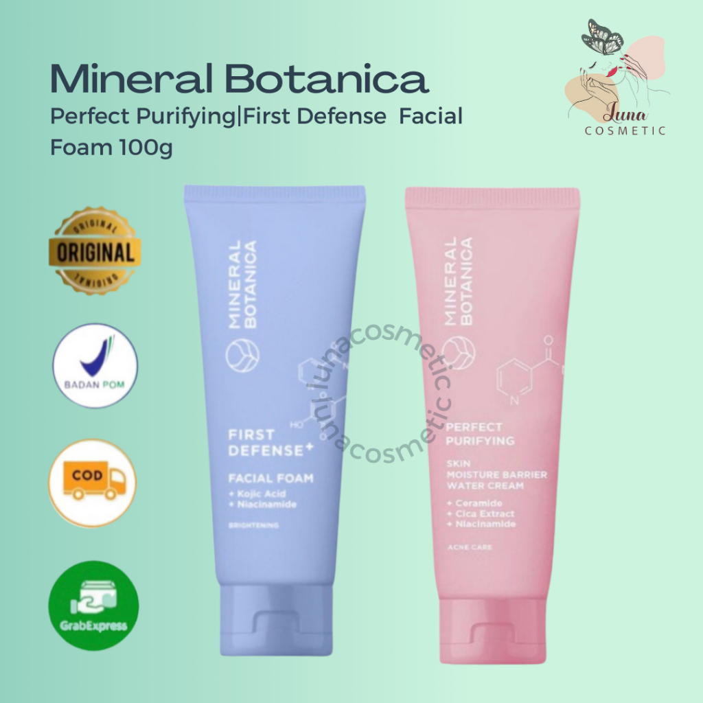 Jual Mineral Botanica Perfect Purifying|First Defense Facial Foam 100g ...