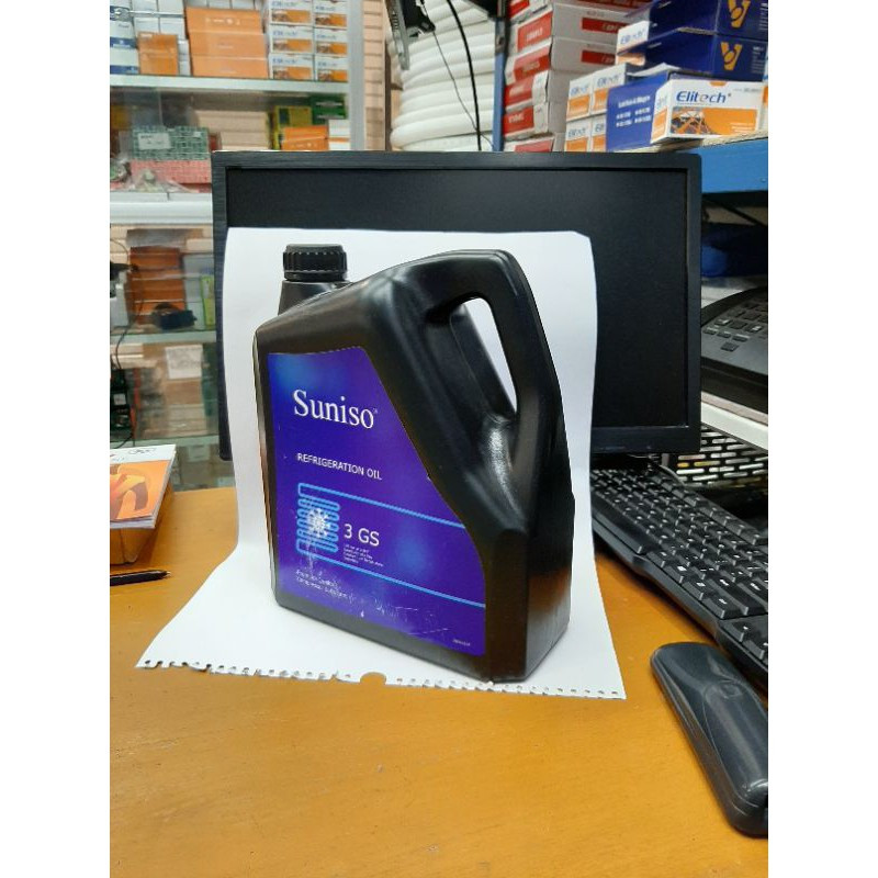 Jual Oli Suniso 3GS oli compressor AC isi 4 liter original | Shopee ...