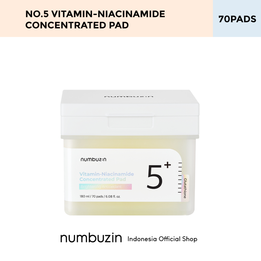 Jual NUMBUZIN No. 5 Vitamin Niacinamide Concentrated Pad 180ml | Shopee Indonesia