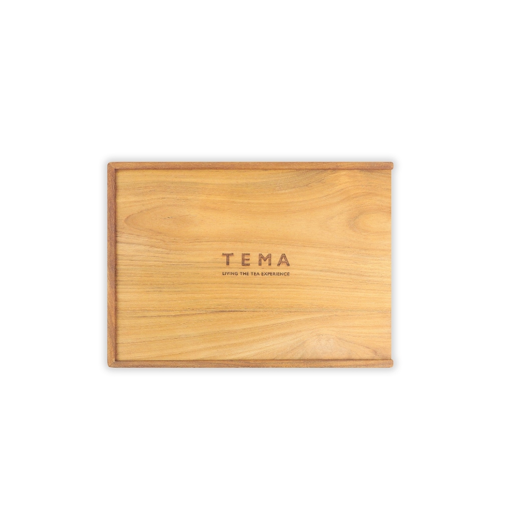 Jual TEMA Tea Wooden Box Gift - 10 Tea Tubes with Strainer | Shopee ...