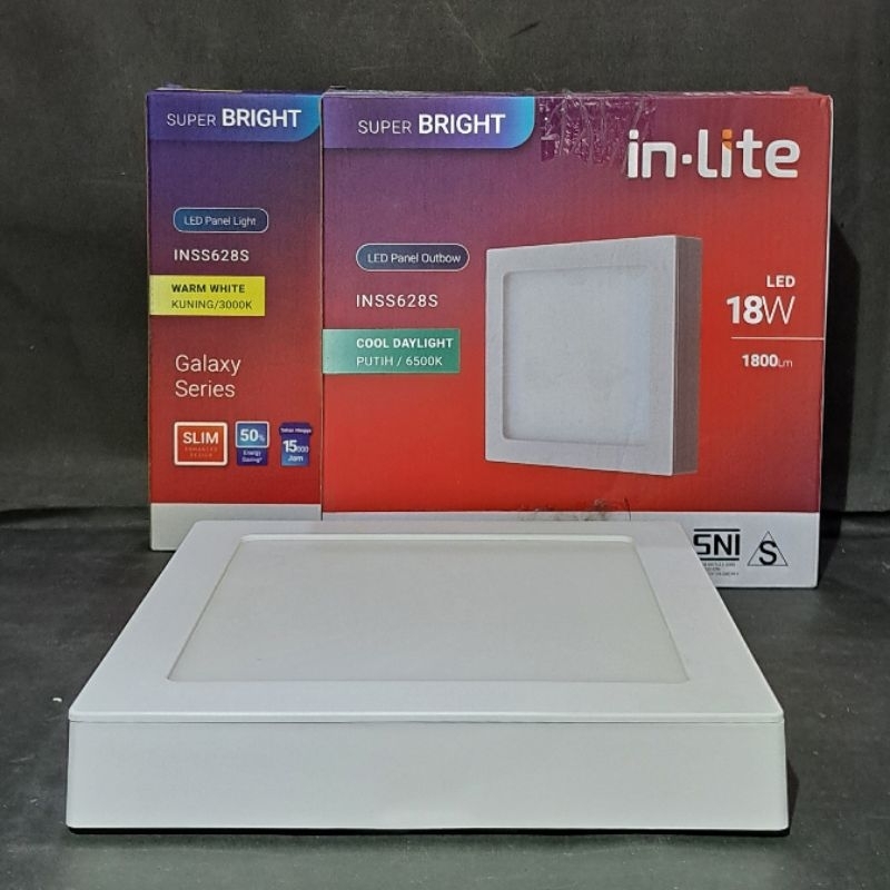 Jual Lampu downlight panel led INLITE outbow 18W 18 WATT KOTAK ...