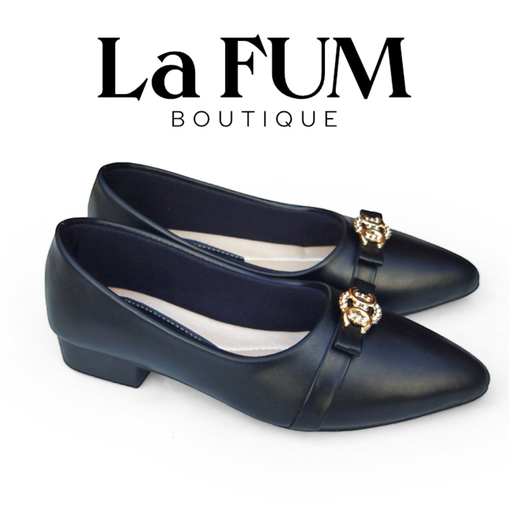Jual Sepatu Pansus Hak tahu Pantofel kerja wanita - Zinnia by La FUM ...