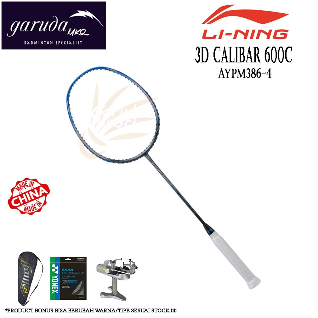 Jual Raket Badminton Lining 3D Calibar 600C / LI-NING Calibar 3D 600 ...