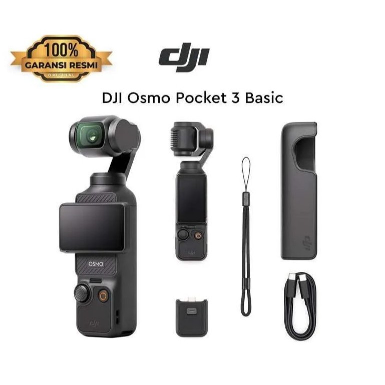 Jual DJI Osmo Pocket 3 Basic UHD 4K 120Fps Garansi resmi TAM | Shopee Indonesia